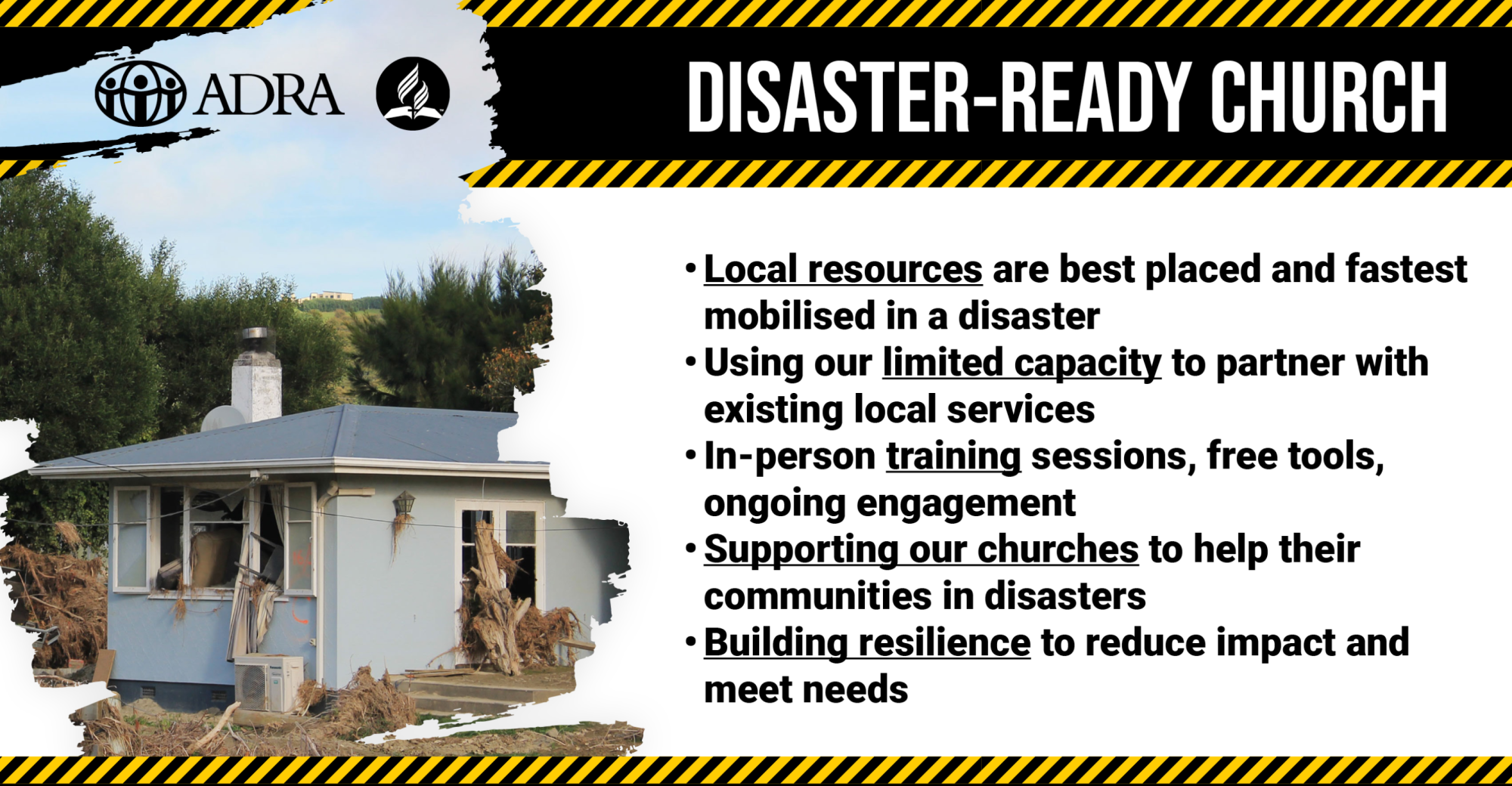 Disaster-ready Churches | ADRA New Zealand